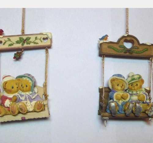 Набор ёлочных игрушек "Teddy Swinging Bears" Bradf
