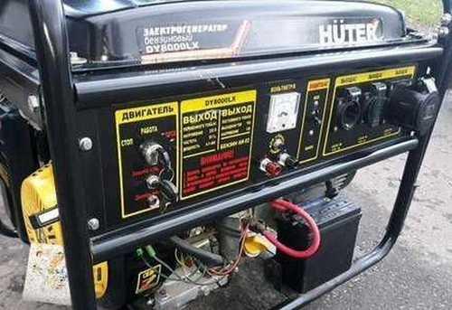 Генератор бензиновый hunter DY8000 LX 7 кВт 220 в