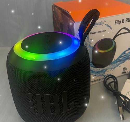 Беспроводная колонка Flip 6 RGB подсветка