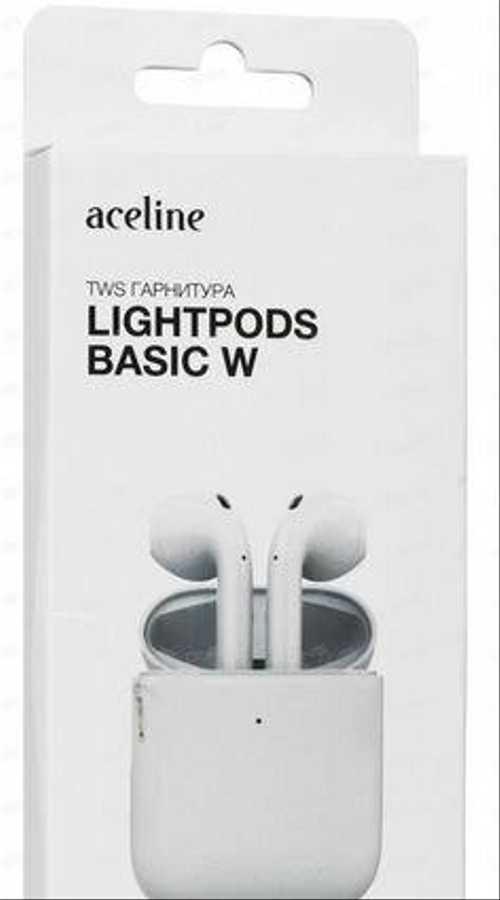Наушники TWS Aceline LightPods Basic W белый