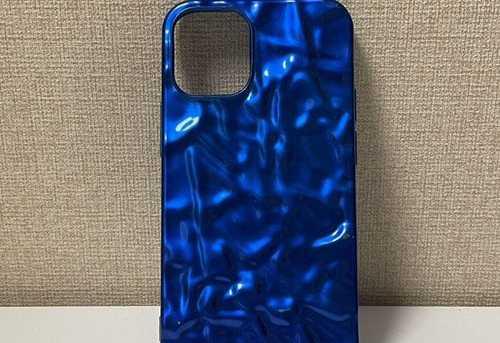 Чехол синий iPhone 12 mini