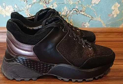 Новые кожаные кроссовки ботинки Corso Como 37