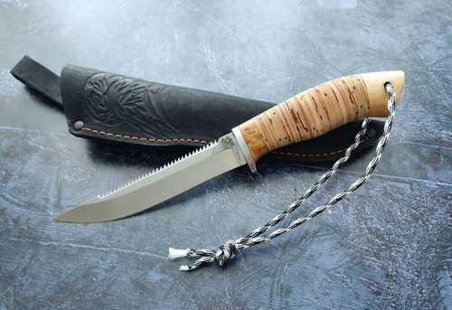 Нож Щука, 95х18 ков, береста