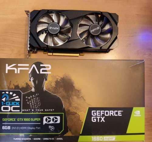 Видеокарта gtx 1660 super 6gb KFA2