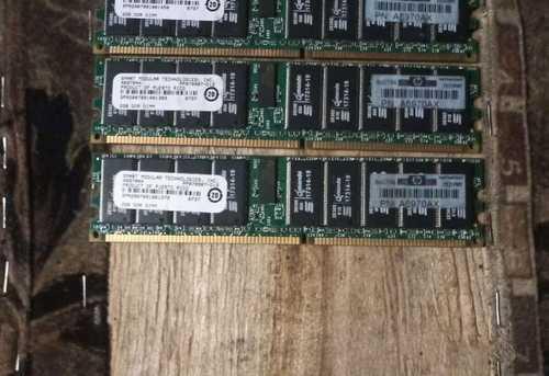 Оперативка DDR1 2G