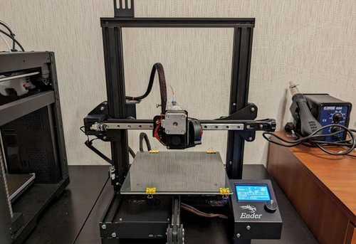 3D принтер Ender 3, модифицированный