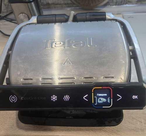 Умный электрогриль Tefal Optigrill Elite GC750D30