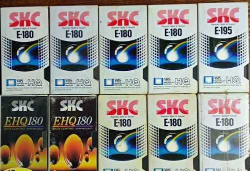 Видеокассеты SKC VHS 10 штук одним лотом