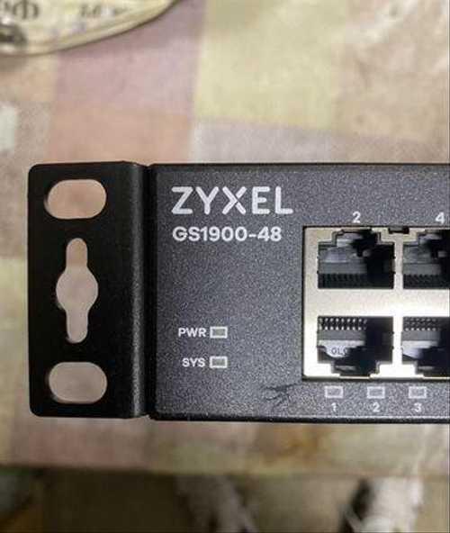 Коммутатор Zyxel GS1900-48 управляемый 48 портов