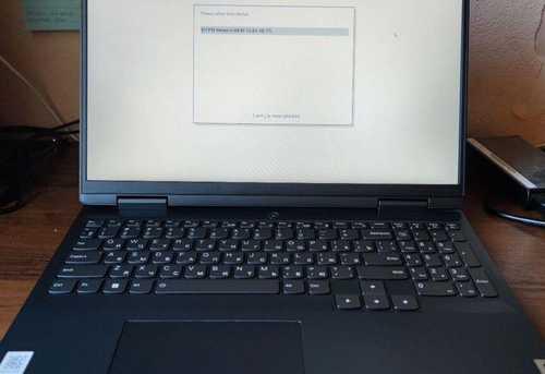 Ноутбук Lenovo IdeaPad Gaming 3 16IAH7 черный 16