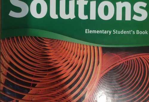 Учебник и тетрадь английского языка Solutions