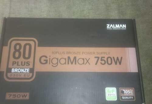 Блок питания zalman GigaMax (gvii) 750W