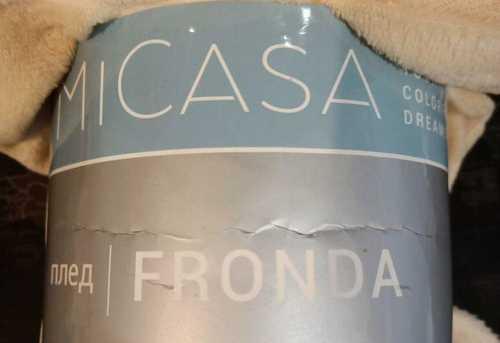 Плед micasa fronda 140*180см новый