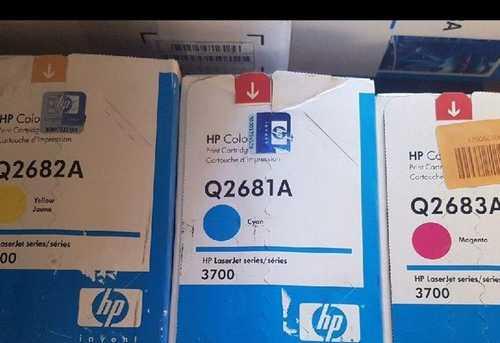 Картриджи HP 311A для CLJ 3700 новые ориг. 08-11г