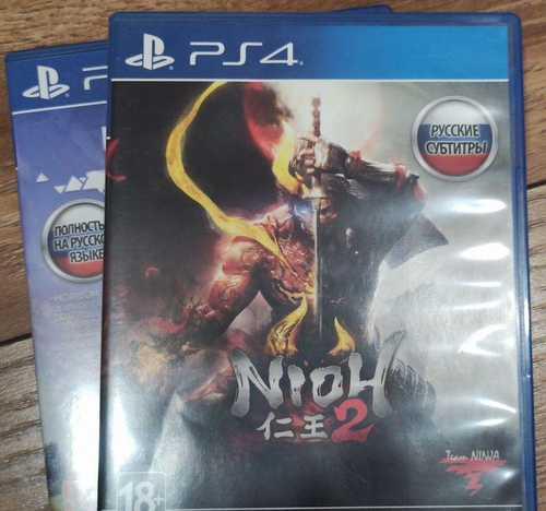 Nioh 2 ps4 диск