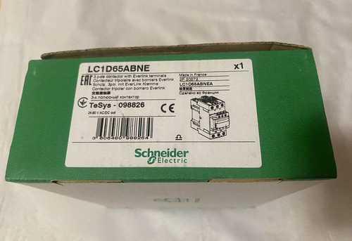 Контактор Schneider Electric LC1D65abne