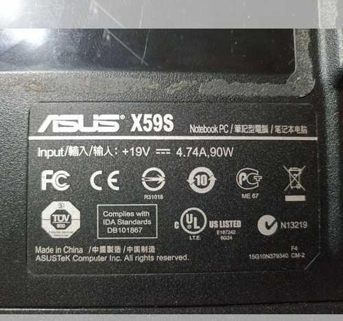 Ноутбук asus