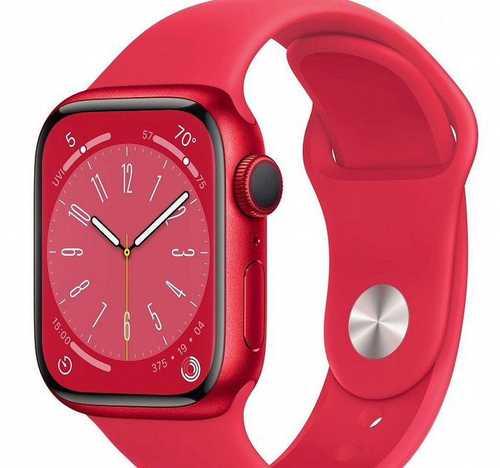 Apple Watch Series 8 45mm Sport Band Red S/M