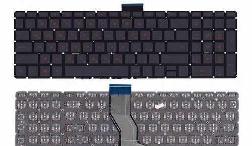 Клавиатура для HP Pavilion 17-ab213ur черная с кра