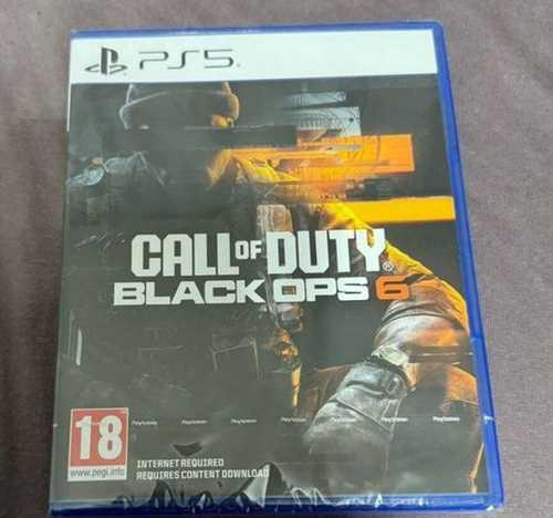 Call of duty black OPS 6 ps5 диск