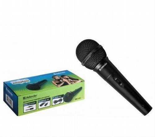 Defender MIC-129 Микрофон караоке черный,кабель 5м