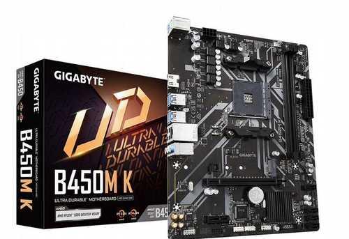 Комплект AMD Ryzen 5 5500 + gigabyte B450M-K аm4