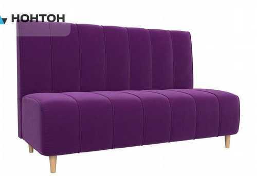 Кухонный прямой диван Ральф микровельвет фиолетовы