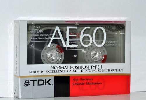Аудиокассета TDK AE 60 japan market (4091)