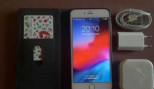 iPhone 6 Plus (Айфон 6+) 64GB, Гарнитура + Чехол