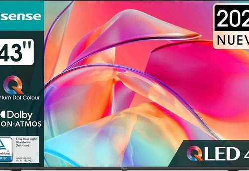 Новый Qled Hisense 43 4K SMART TV WiFi 2023