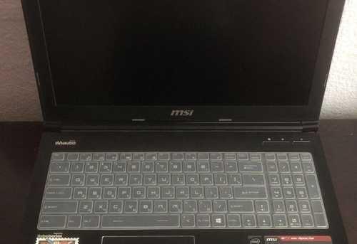 Игровой ноутбук MSI GE62-2QC Apache