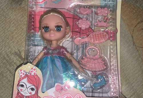 Кукла мишель в бальном платье