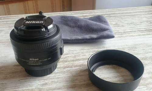 Объектив объектив Nikon 35mm f1.8 G AF-S DX