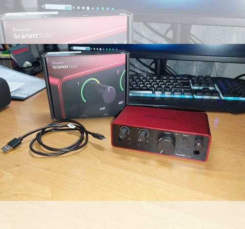 Focusrite Scarlett Solo 4rd gen