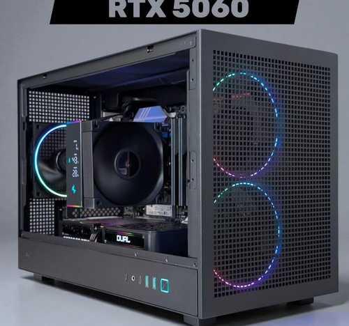 Игровой ПК, Ryzen 5 7500F, GeForce RTX 5060 8 ГБ, RAM 32 ГБ