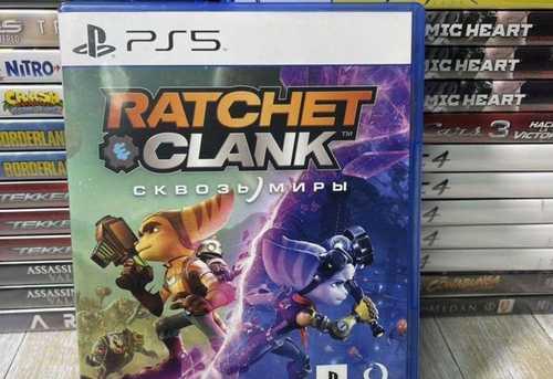 Ratchet clank сквозь миры PS5 бу