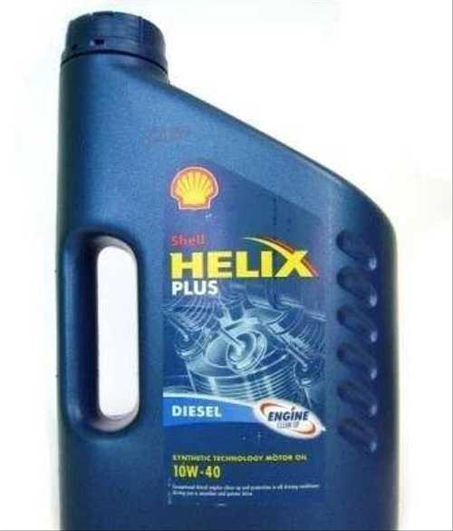 Моторное масло Shell Diesel Plus DHX7 10W-40 полус