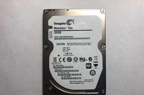 HDD Seagate 2,5" 320Gb