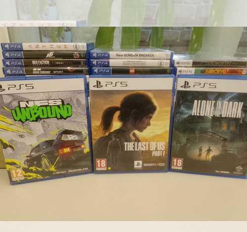 PS5 The Last of Us/ NFS/ Alone in The Dark