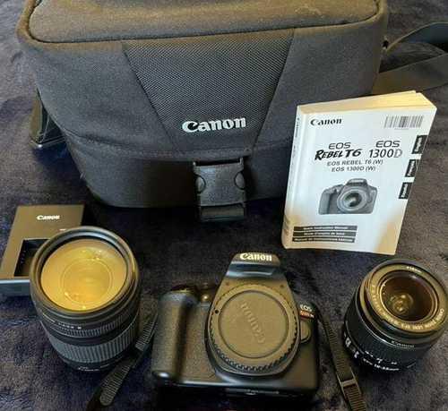 Фотоаппарат Canon EOS 1300 D Rebel T 6 (W)
