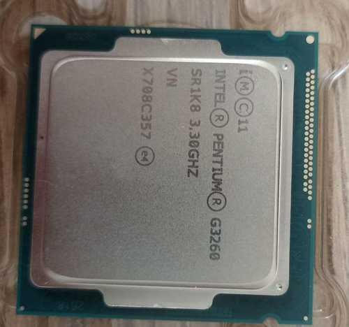 Процессор Intel Pentium G3260 3.30GHZ и Кулер Inte