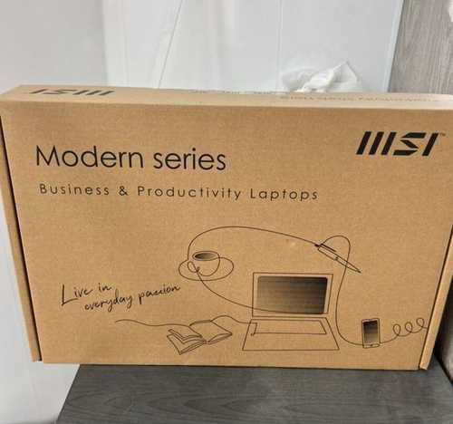 Ноутбук MSI Modern 15 B12M-213XRU новый