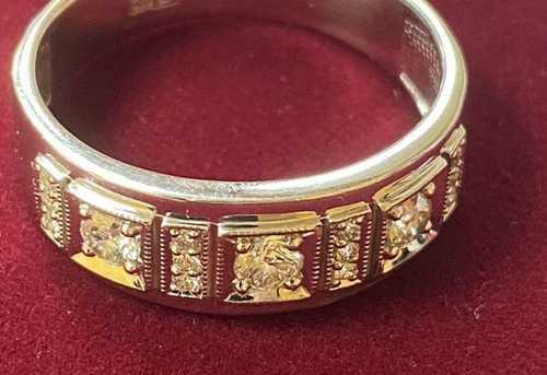 Кольцо из белого золота с бриллиантами 5.78 гр