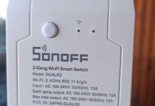2-х канальное WiFi реле Sonoff Dualr2