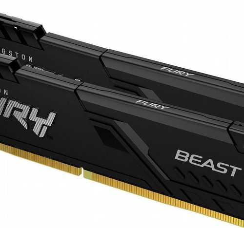 Оперативная память Kingston fury Beast Black 16gb