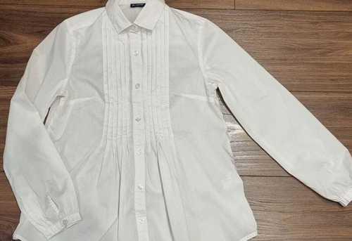 Белая школьная блузка рубашка Gulliver для девочки