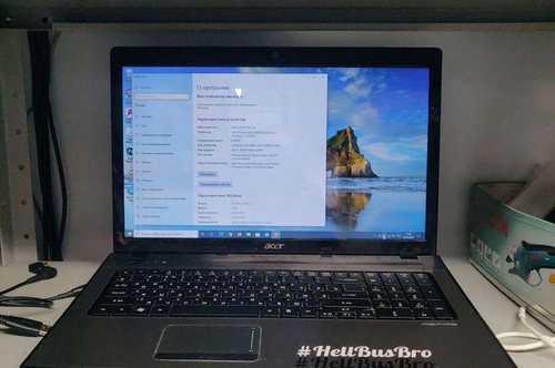 Acer Aspire 7552G 4 ядра, 6 Гб, 320 Гб, HD 6700 m