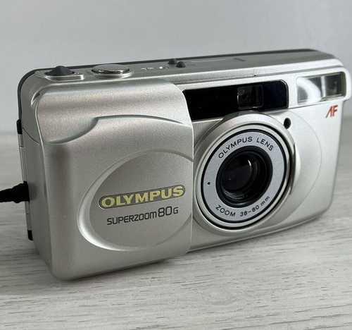 Пленочный фотоаппарат Olympus superzoom 80g