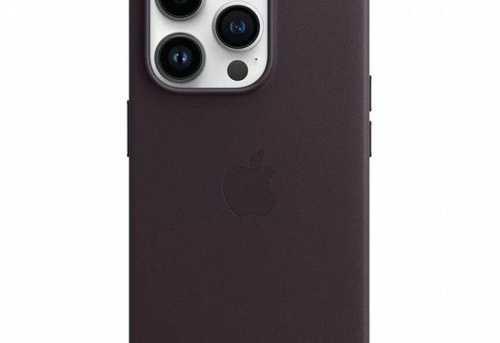 Кожаный чехол MagSafe для iPhone 15 Pro (Mulberry)