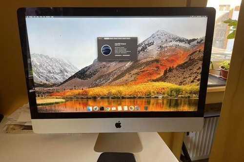Apple iMac A1419 с трещиной